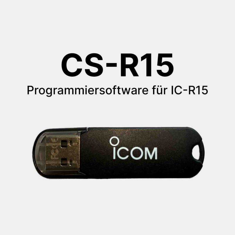Icom CS-R15 Programmiersoftware für IC-R15 | SW12245