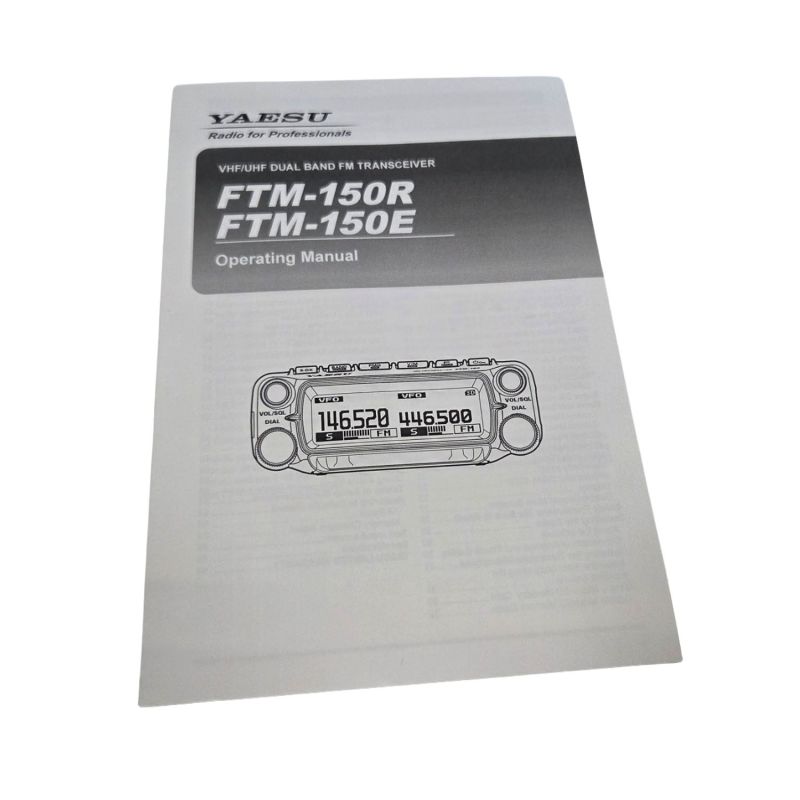 FTM-150 Bedienungsanleitung Englisch | Englisch | SW12793.E
