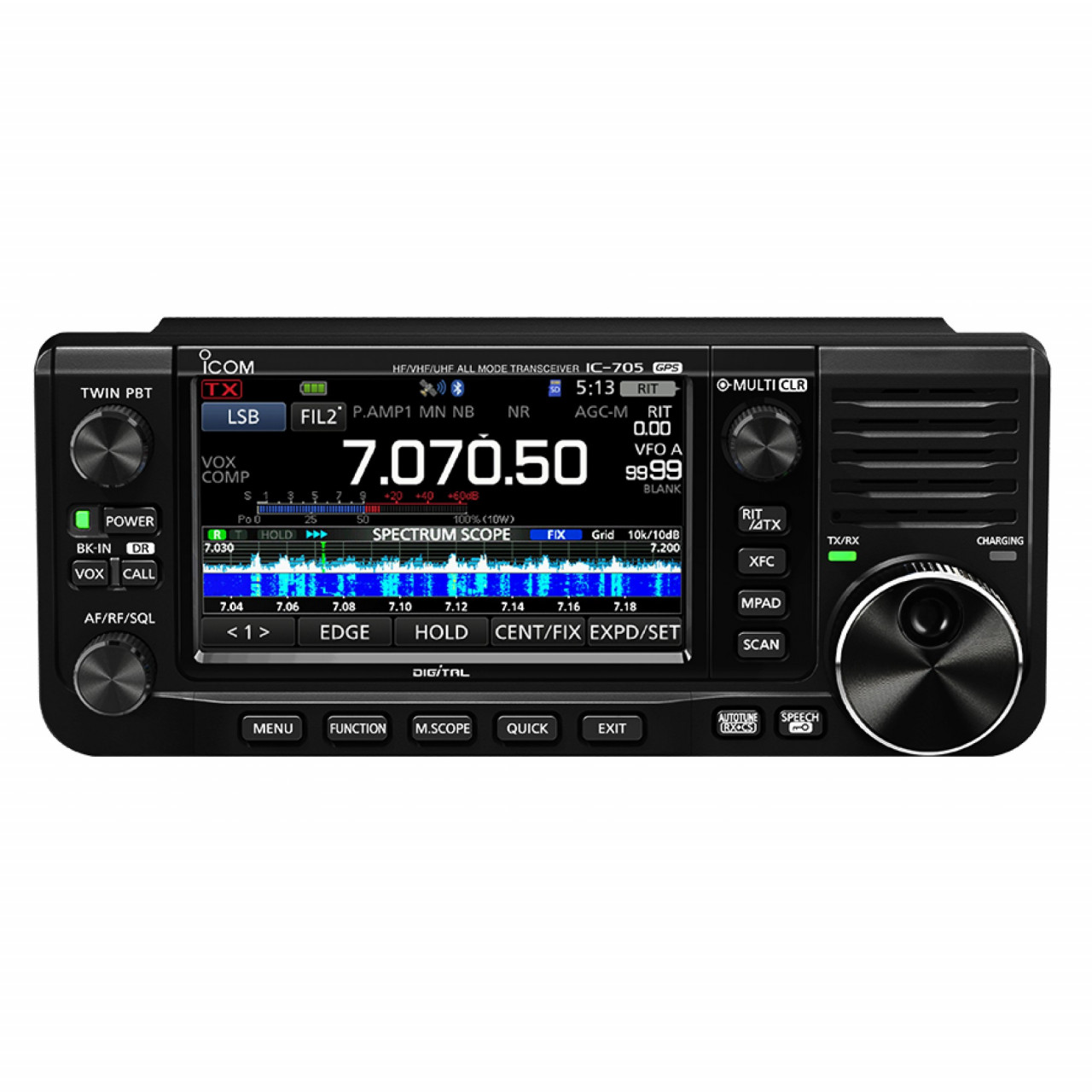 Icom IC-705 portabler KW / UKW Allmode Transceiver
