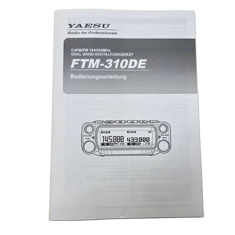 FTM-310 Bedienungsanleitung Englisch | Englisch | SW12790.E