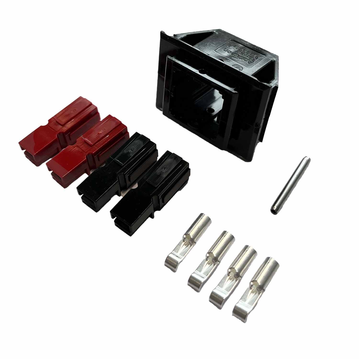Anderson PowerPole® SnapIn Einbaurahmen, 4er, mit Kontakten