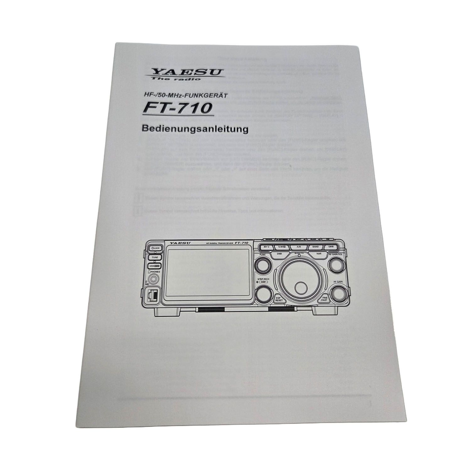 FT-710 Bedienungsanleitung Deutsch | Deutsch | SW12789.G